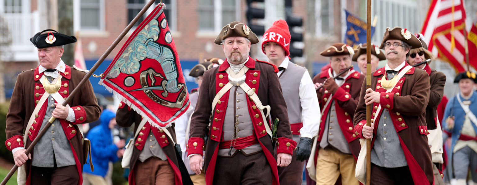 Pole Capping Day - Colonial Reenactment of a Call to Patriots in ...