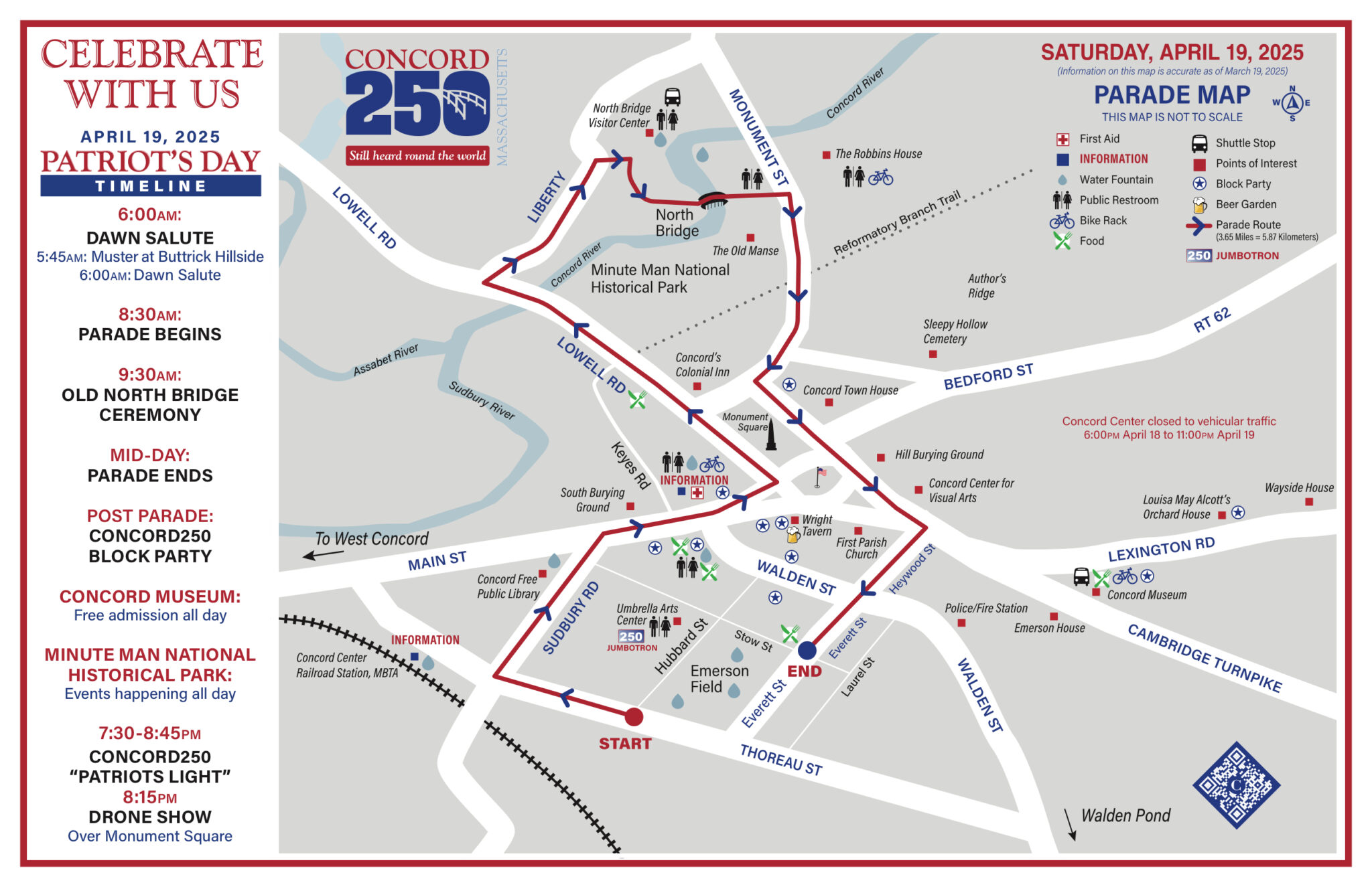 Concord250 April 19 Events - MA250